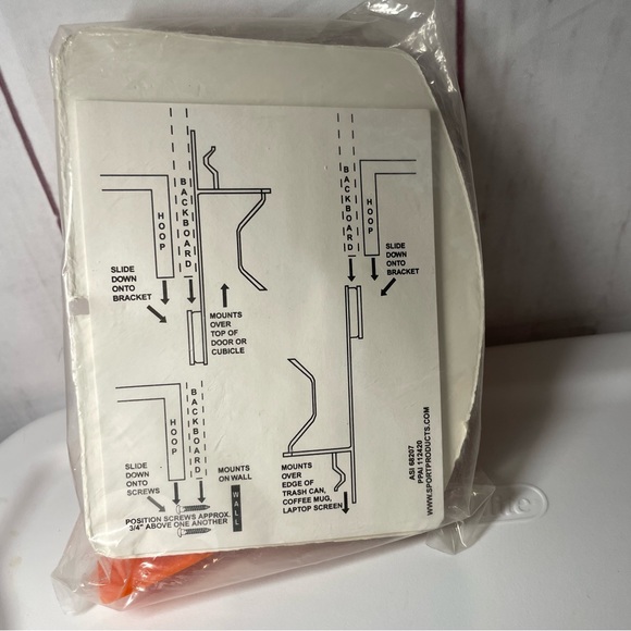 Toys | 208 Semi Pro Basketball Hoop Small Toy Game Will Ferrell Movie ...